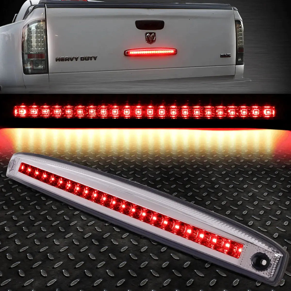 [Sequential Led]03-06 Dodge Ram Truck Tail Gate Third 3Rd Brake Light – Dynamic Performance Tuning