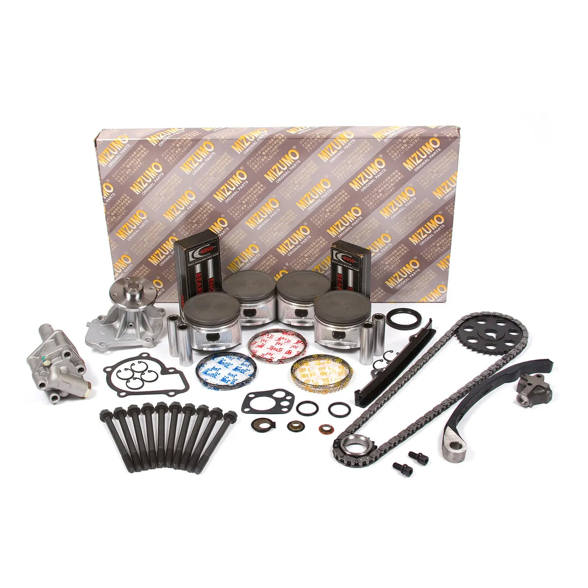 Overhaul Engine Rebuild Kit Fit 89-90 Nissan 240SX 2.4L SOHC KA24E ...