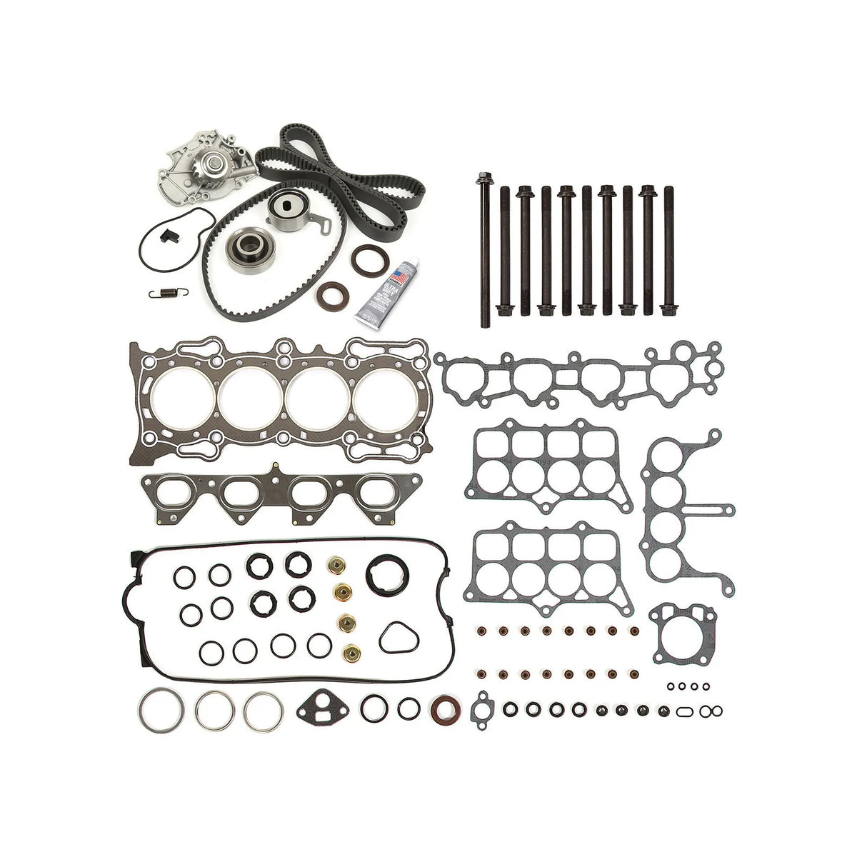 Head Gasket Set Timing Belt Kit Water Pump Fit Honda F22A1 F22A4 F22A6 ...