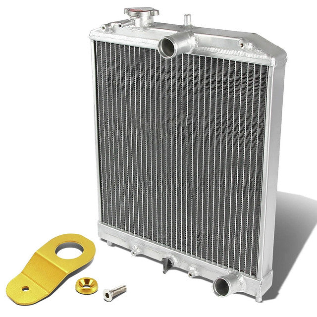 FOR 96-00 CIVIC EJ/EK TWO ROW/CORE FULL ALUMINUM RACING RADIATOR+GOLD ...