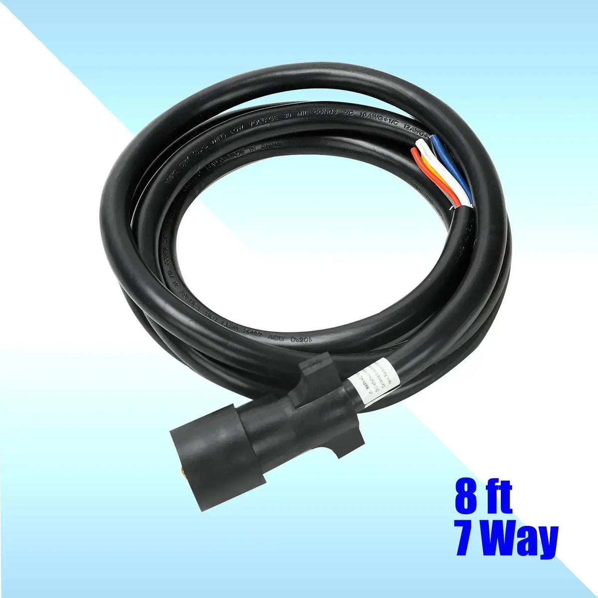 7 Way Trailer Plug Wire Connector Inline Cord 7 Pin Inline Harness Kit ...