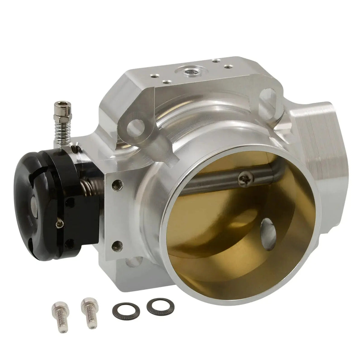 70Mm Silver Aluminum Big Air Intake Throttle Body For Civic Crx Del So ...