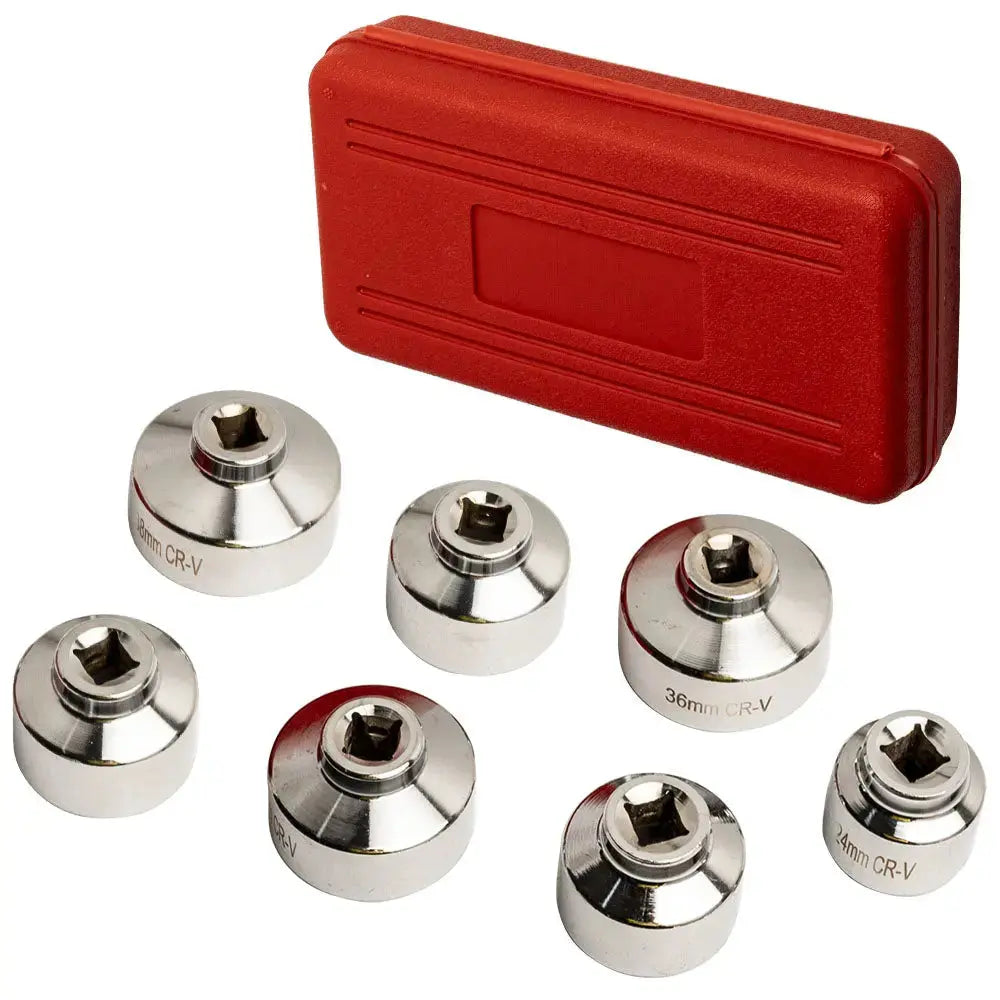 Oil Filter Paper Cartridge Housing Cap Wrench Socket Tool Kit 3/8 ...