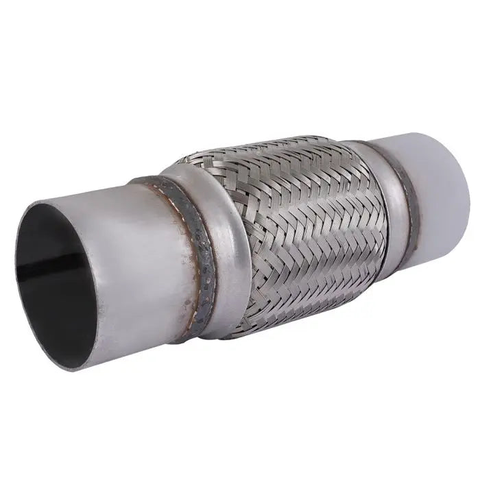 3" X 6" W/ Ends 10" Long Exhaust Flex Pipe Coupling Stainless Triple P ...