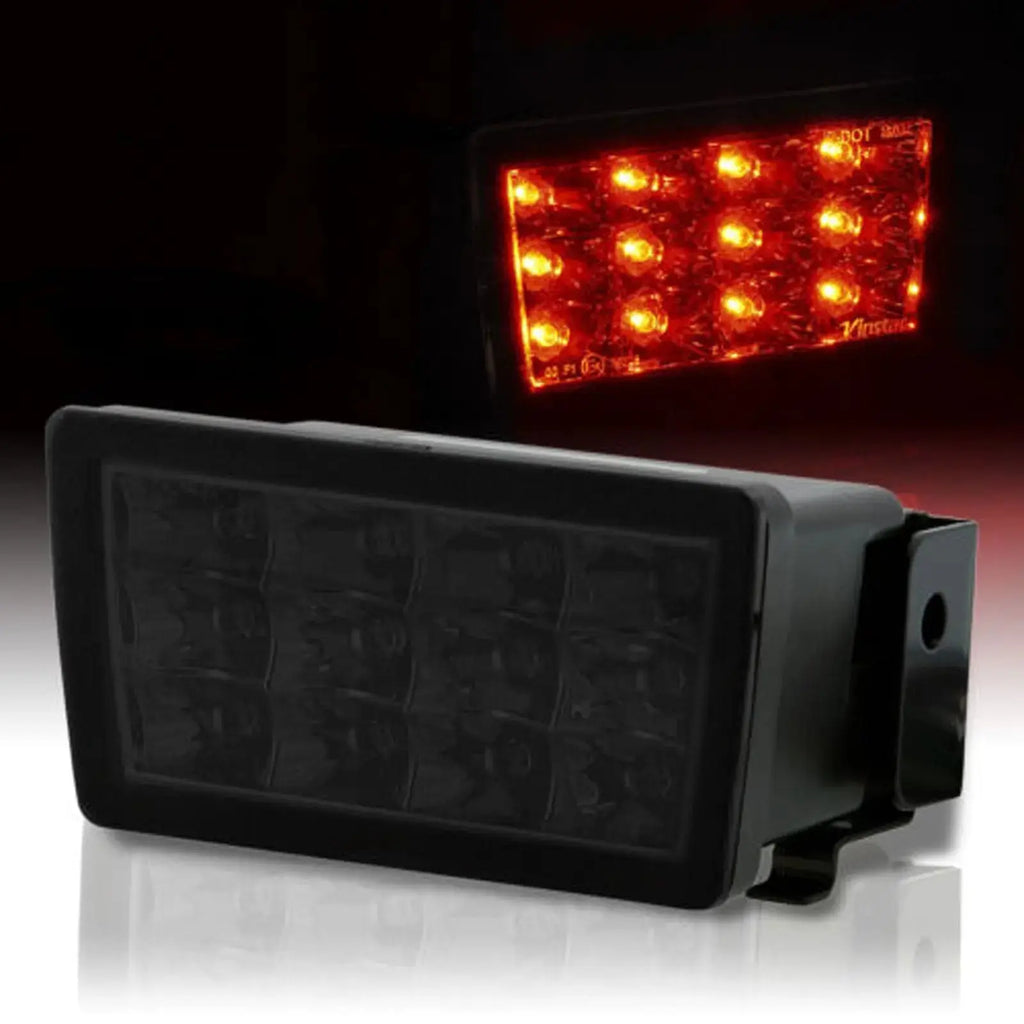 F1 Style Smoked Led Rear Fog Light 3Rd Brake Lamp For 2011-2020 Subaru ...