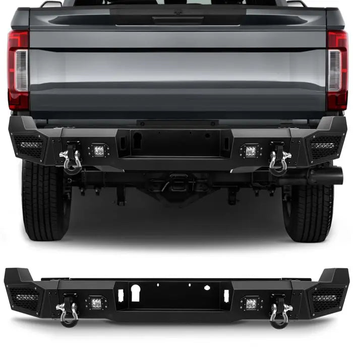 For 2017-2019 Ford F250 F350 F450 Complete Steel Rear Bumper Assembly ...