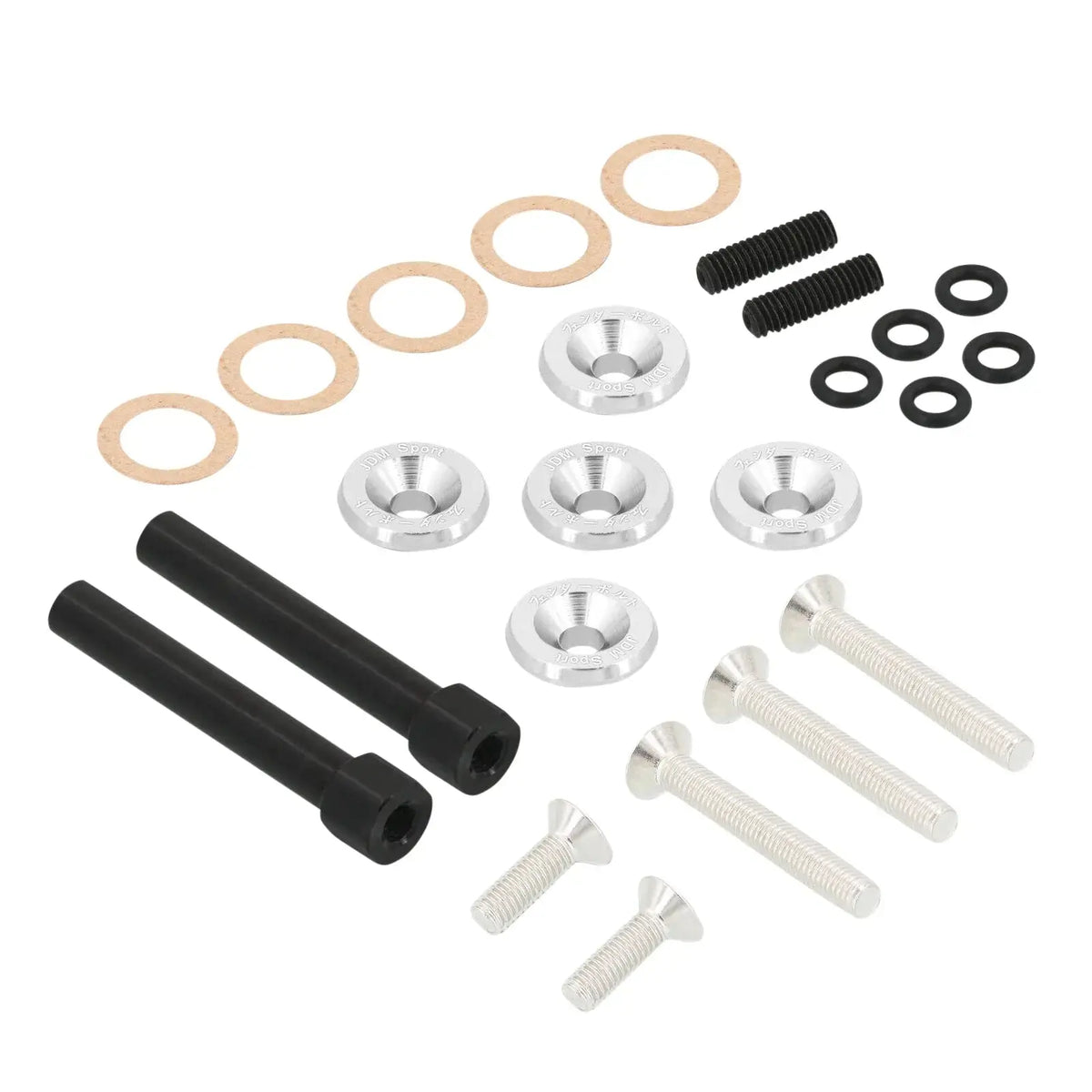 Jdm Silver Aluminum Low Profile Motor Valve Cover Bolt Kit D15A2 D15B ...