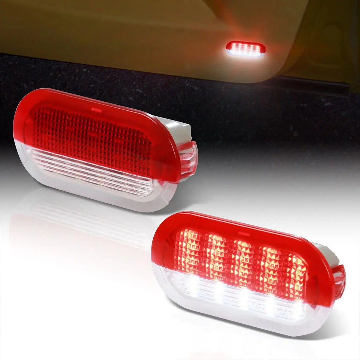 Smd Led Foot Well Step Door Courtesy Lights Lamps For Beetle Jetta Golf ...