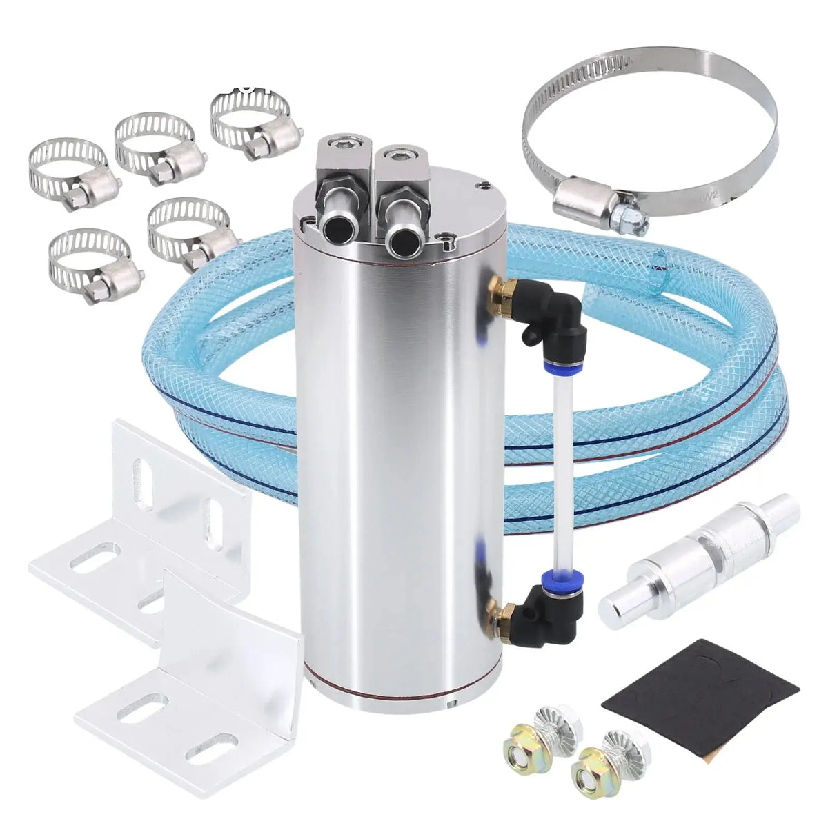 Universal 350Ml Aluminum Cylinder Motor Oil Catch Can Reservoir Tank K ...