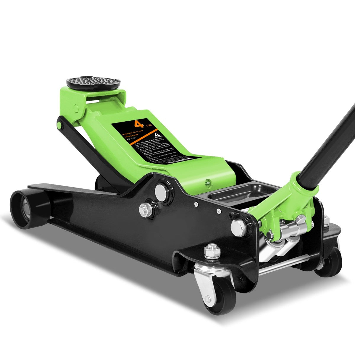 Red 17.3" 12 Tons Manual Automotive Hydraulic Welded Bottle Jack Car A ...