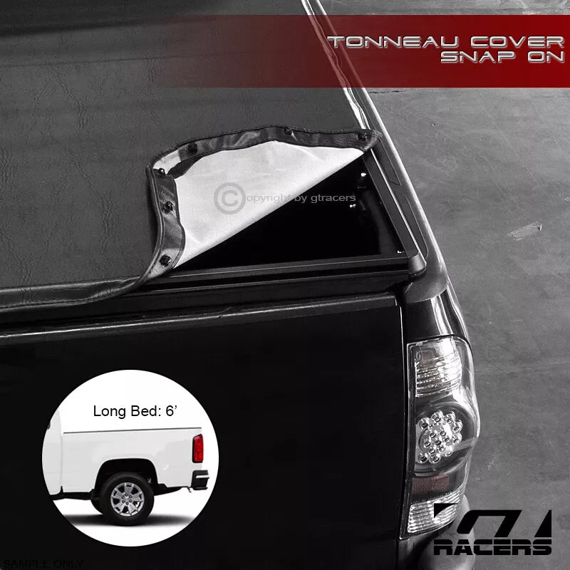 2015-2022 Chevy Colorado/GMC Canyon 6' 72" Bed Snap-On Vinyl Tonneau C ...