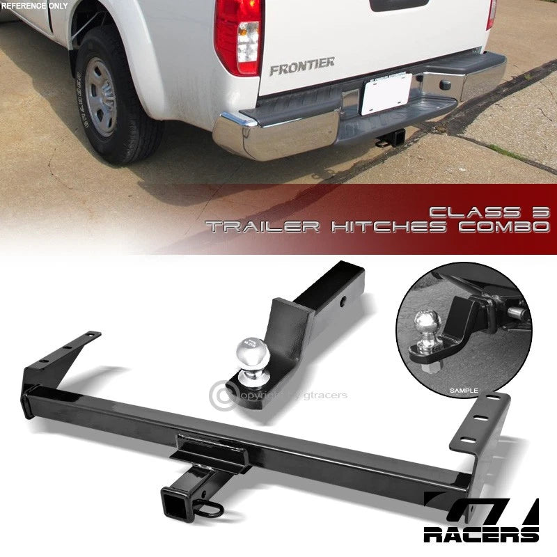 2005-2025 Frontier/Equator Class 3 Blk Trailer Hitch Receiver+2" Ball ...