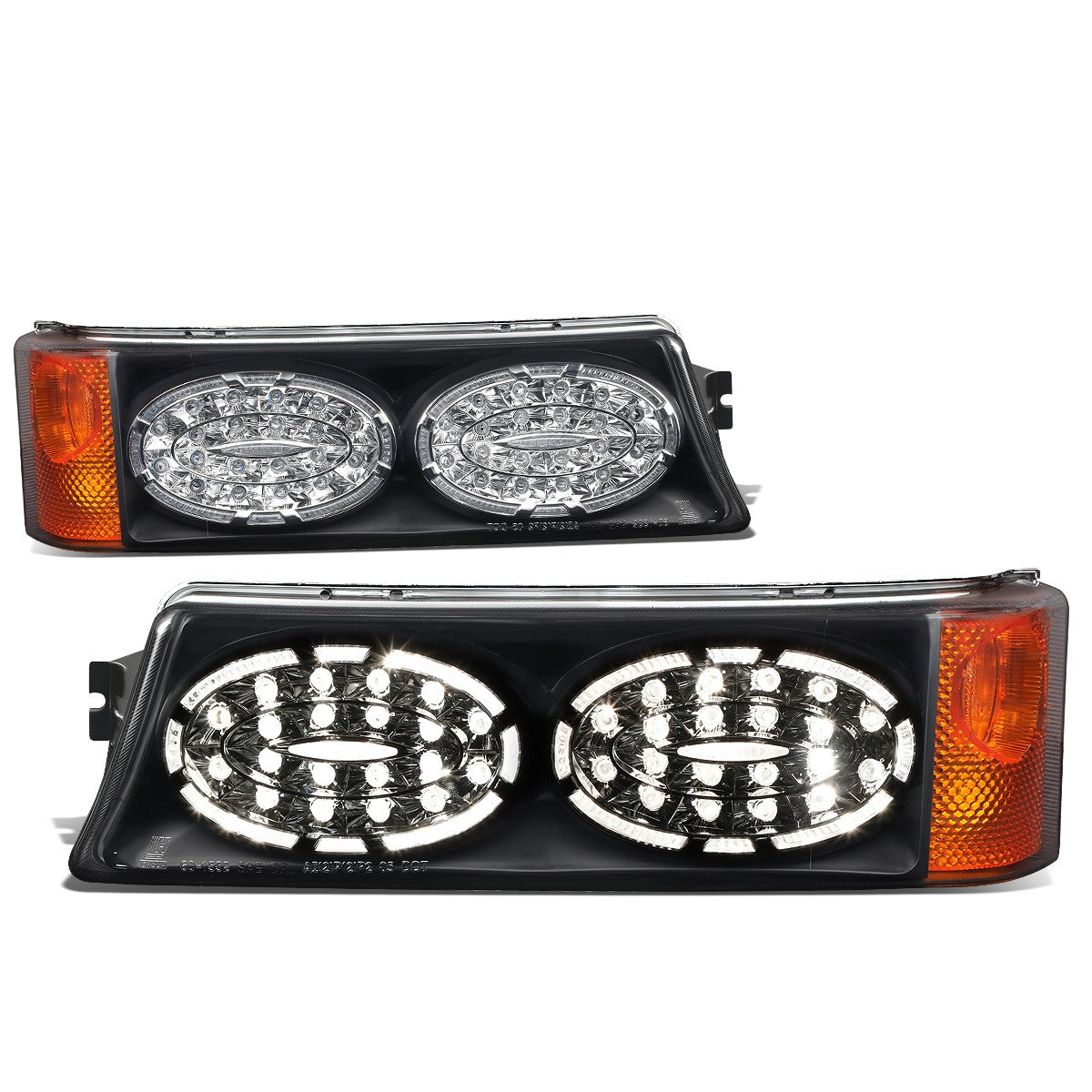 03-06 Chevy Silverado 1500 2500GHD 3500HD LED Bumper Light Turn Signal ...