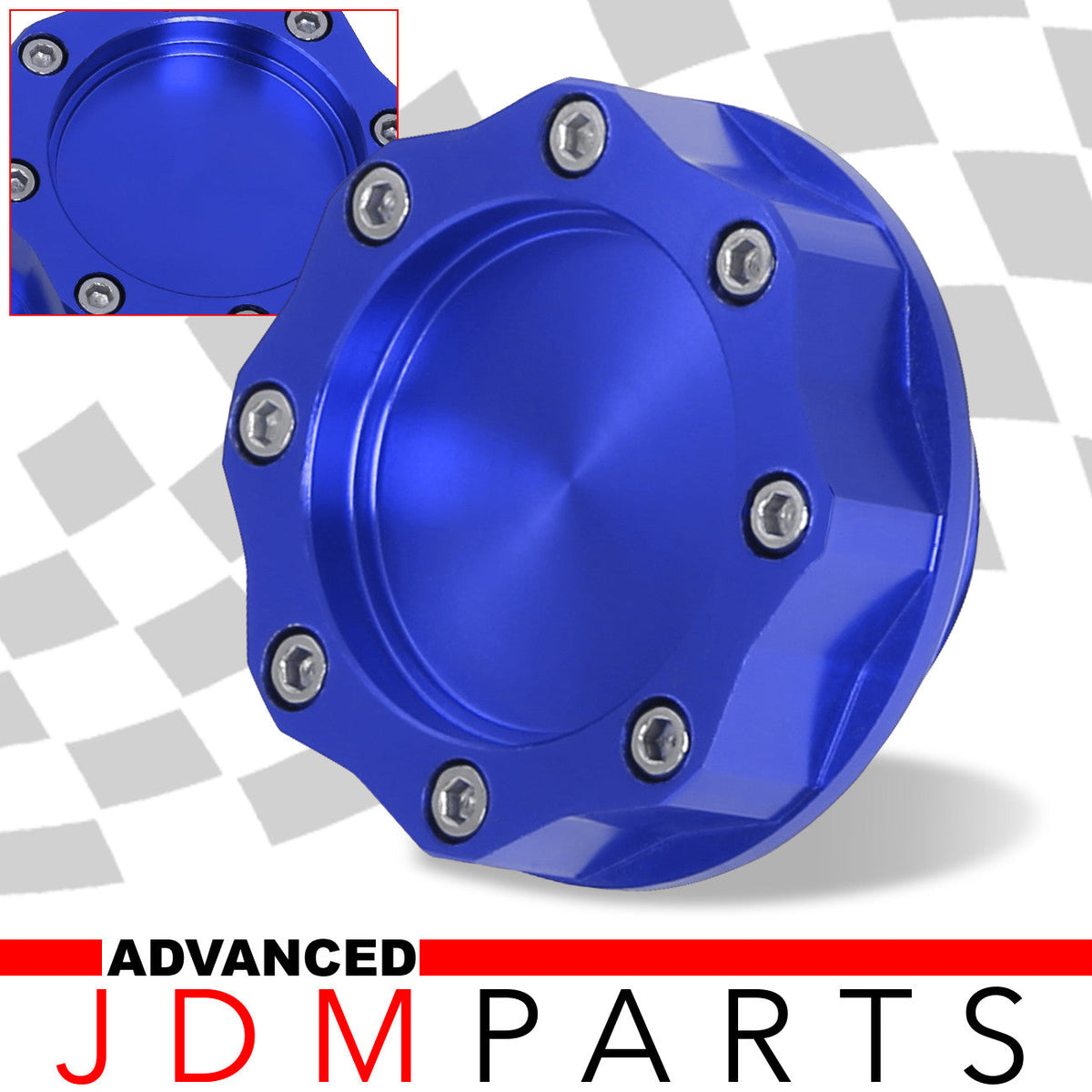 Toyota Aluminum Octogon Screw Style Oil Cap Blue – Dynamic Performance ...