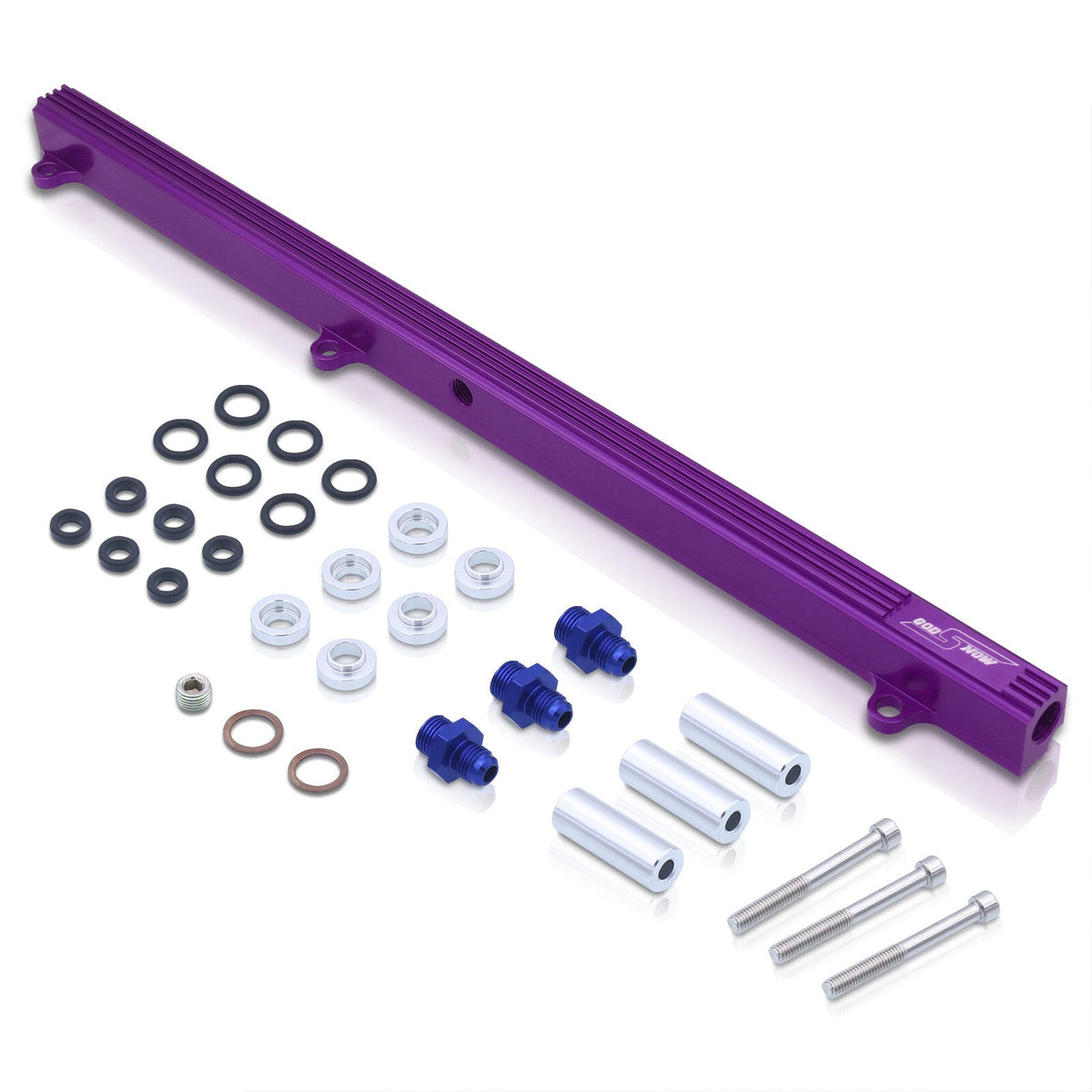 Toyota Supra 1JZGTE Fuel Injector Rail Purple – Dynamic Performance Tuning