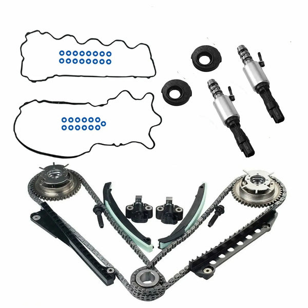 04-08 Ford F150 Lincoln 5.4L Triton Timing Chain Kit+Cam Phasers + VVT ...