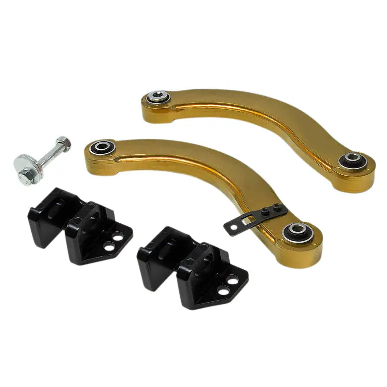 06-11 Civic Fa/Fg/Fk/Fn/Fd Gold Steel Rear Upper Suspension Camber Kit ...
