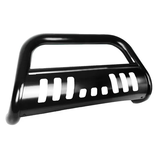 07-13 Silverado/Sierra 1500 Stainless Steel Black Bull Bar Push Grill ...