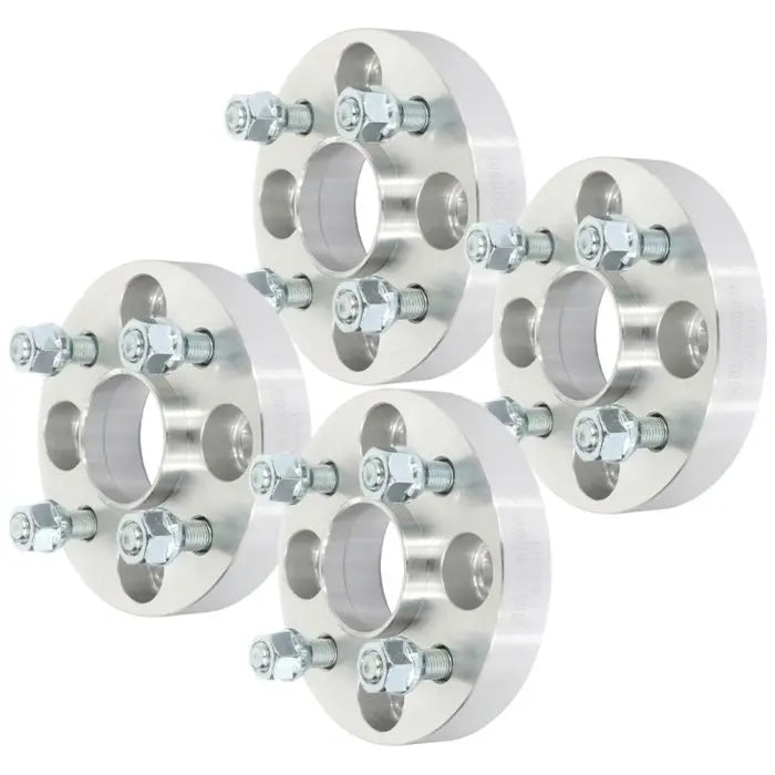 1 inch 4x100 4 Lug Wheel Spacers(56.1mm Bore, 12x1.5 Studs) 2007-2012 ...