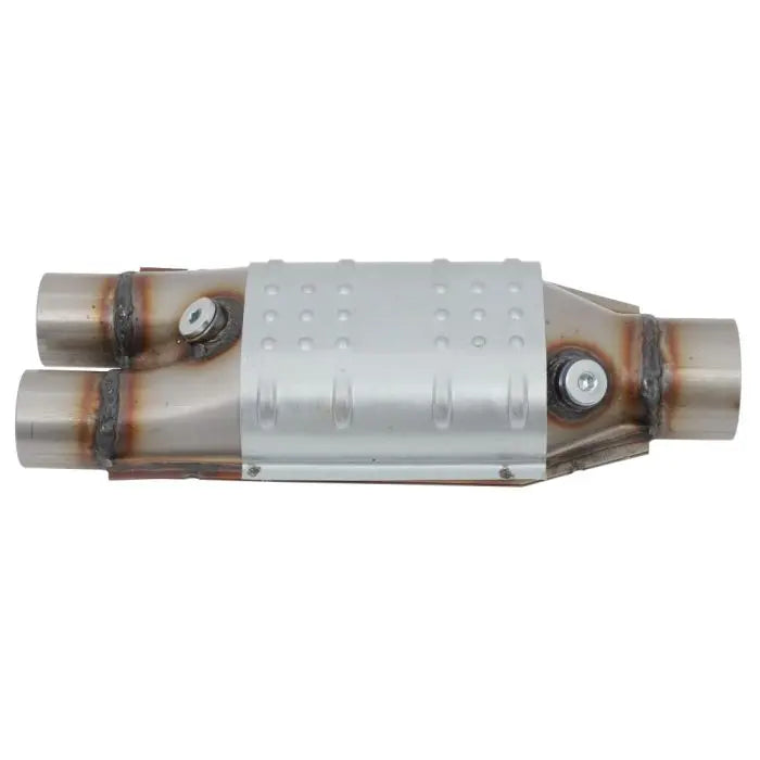 15.25"X6"X4" Universal Fit Weld On Catalytic Converter Pipe 2"/2.5"Inl ...