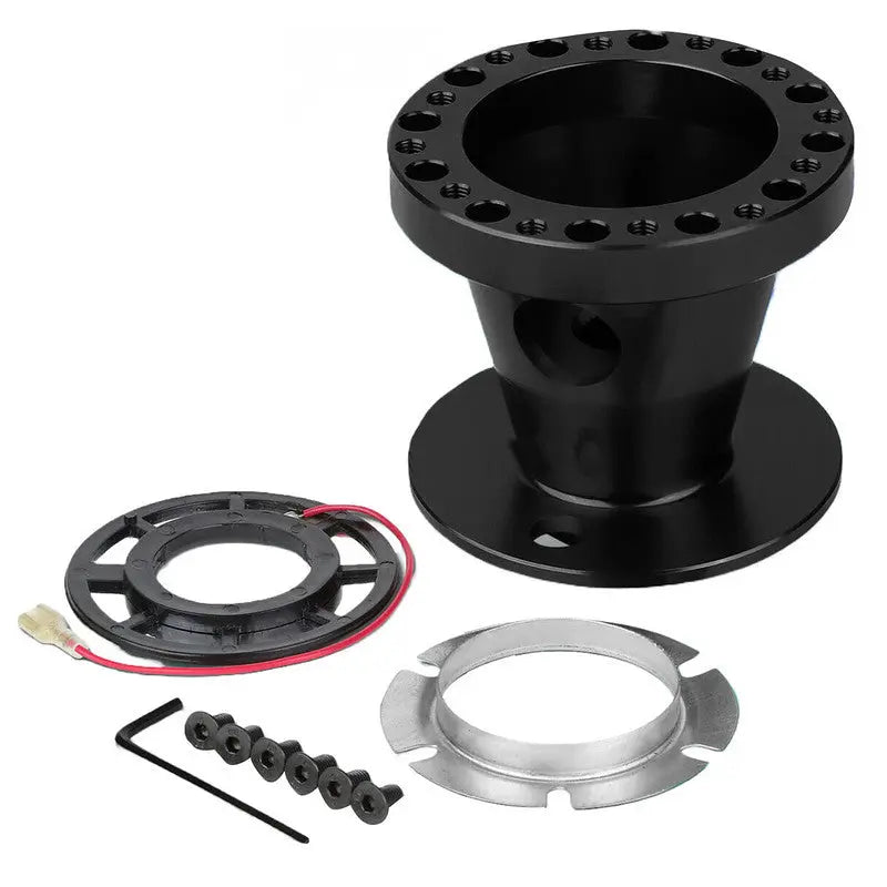 1G 2G Mit Eclipse/Lancer Black Full Aluminum Steering Wheel Hub Adapto ...