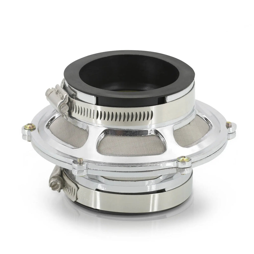 2.5" Cold Air Intake Bypass Valve Hydro Lock Prevention Filter Silver ...