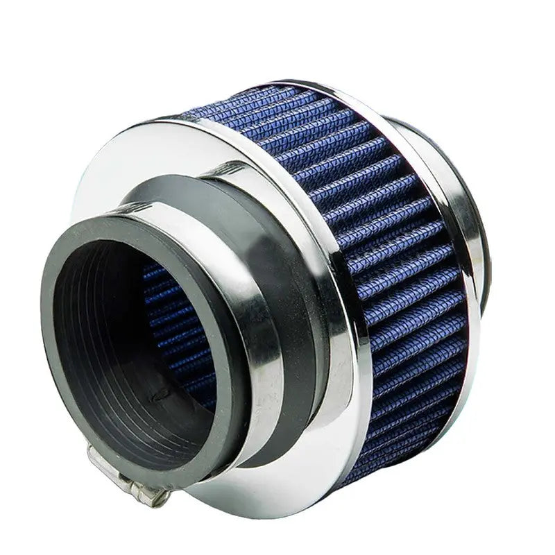 2.5" HIGH FLOW COLD AIR INTAKE INDUCTION BYPASS VALVE RUBBER BLUE FILT ...