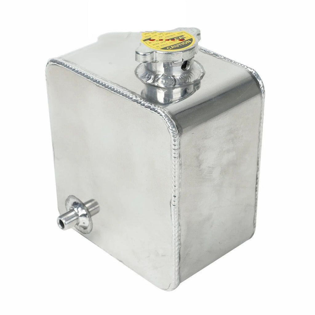 2.5L Universal Aluminum Coolant Radiator Overflow Recovery Water Tank ...