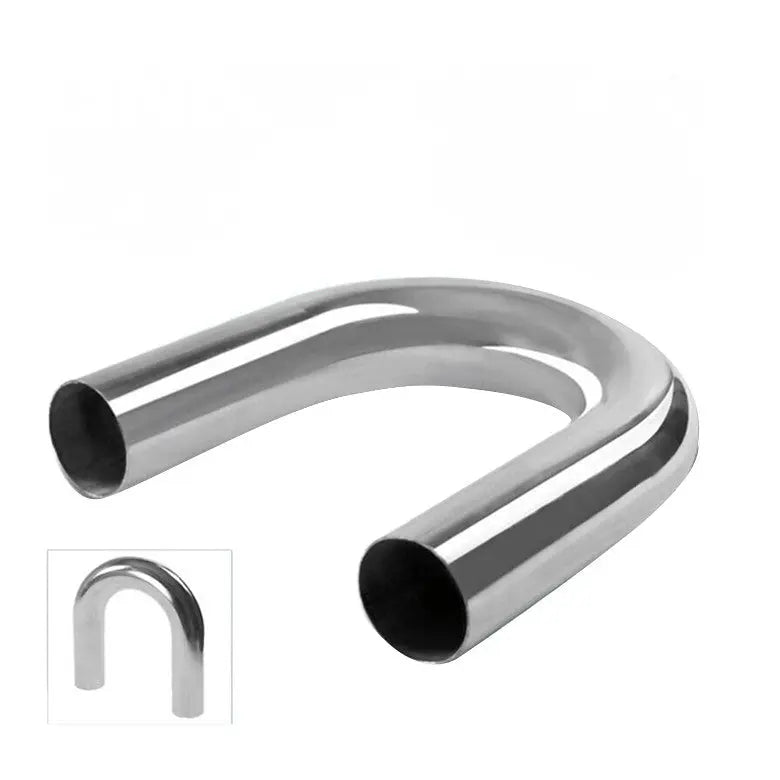 2.75" ALUMINUM MANDREL BENT EXHAUST/TURBO/INTERCOOLER 180 U-SHAPE PIPI ...