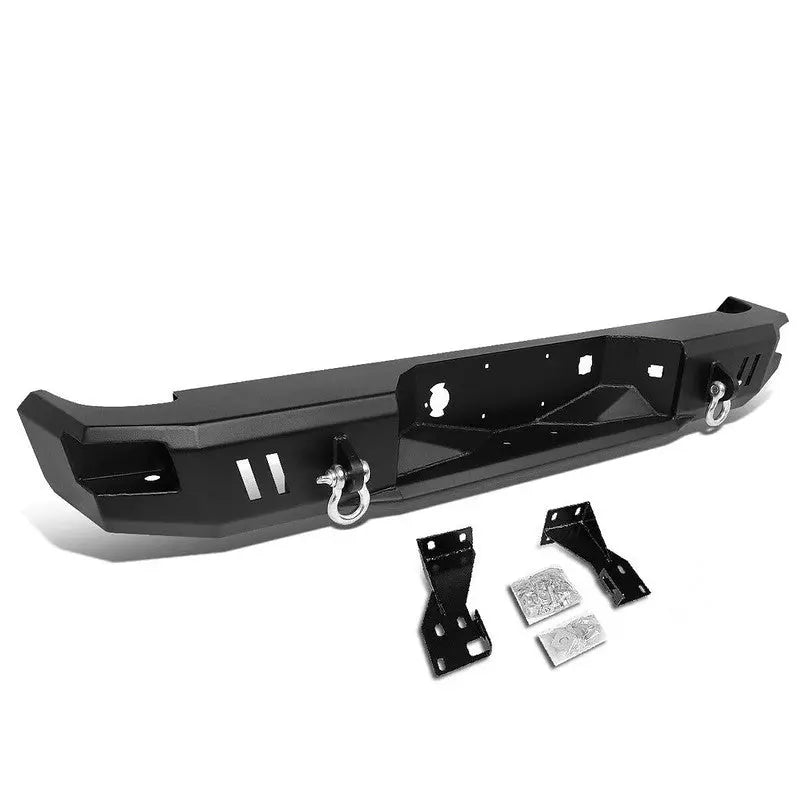 2007-2013 Silverado/Sierra Rear Heavy Duty Steel Step Bumper W/Dual D ...