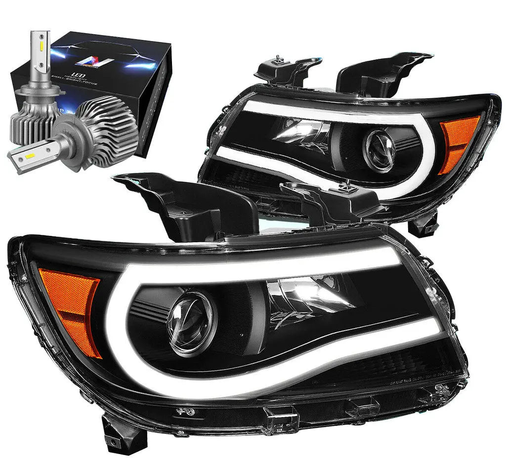 2015-2020 Chevy Colorado Led Projector Headlight W/Led Kit Slim Style ...