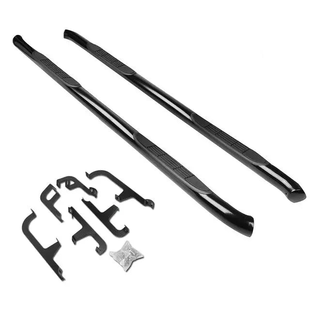 2018-2020 Vw Atlas 3" Round Tubing Side Step Bar Running Boards Kit Bl ...
