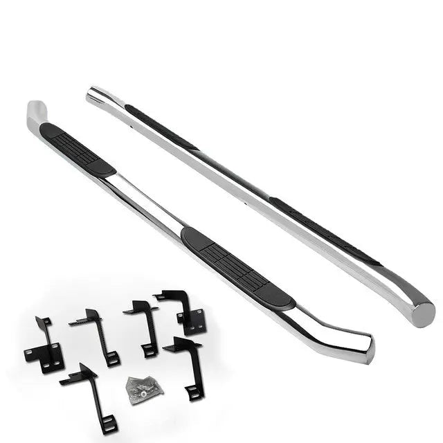 2019-2020 Ram 1500 Crew Cab 3" Round Tubing Step Bar Running Boards Ch ...