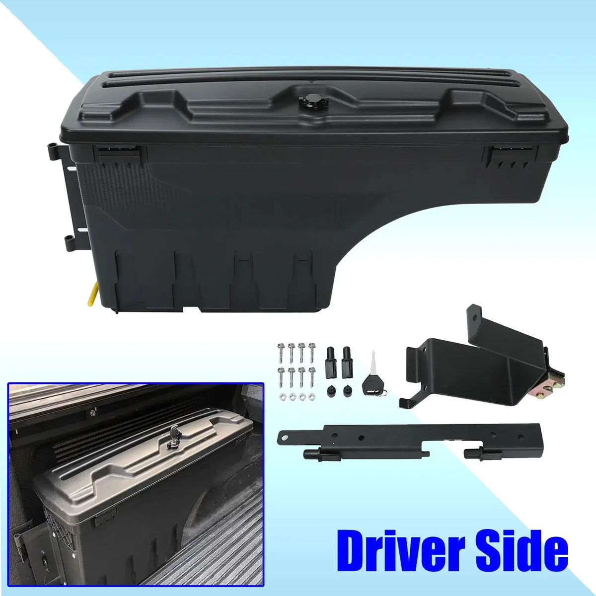 2019+ Chevy Silverado/GMC Sierra 1500 Swing Case Bed Storage Box Drive ...