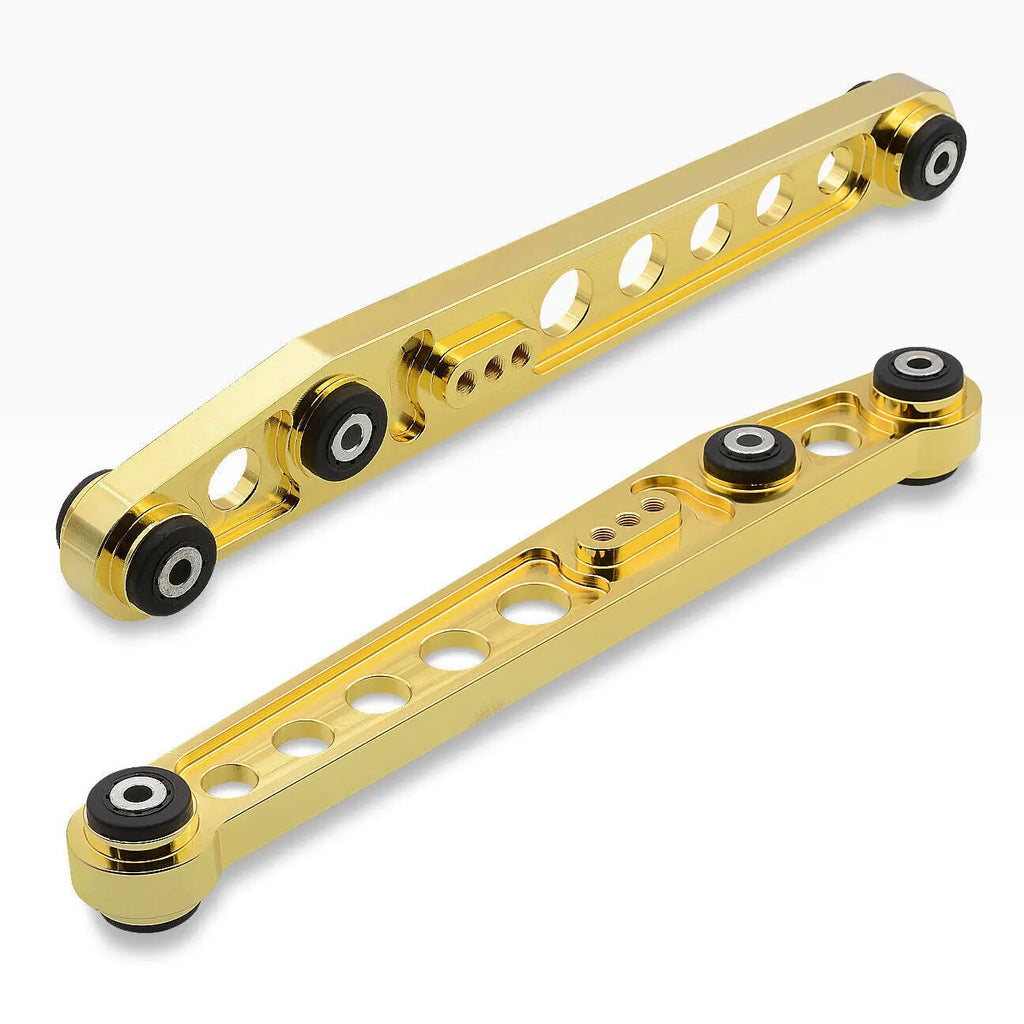 24K Gold Jdm Aluminum Rear Lower Control Arms Lca For 1996-2000 Honda ...