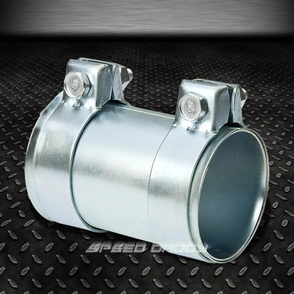 3" Mild Steel Turbo Cat Axle Back Exhaust Muffler Pipe Piping Strap Ba ...