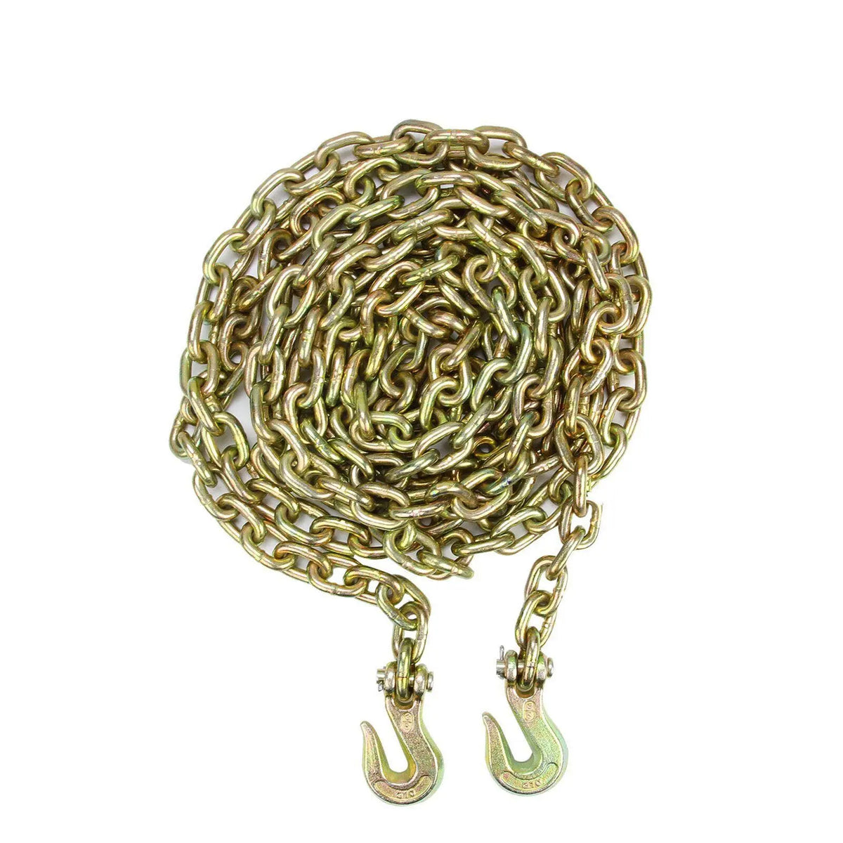 3/8" X 20' G70 Tow Chain Tie Down Binder Chain Flatbed Truck Trailer S ...