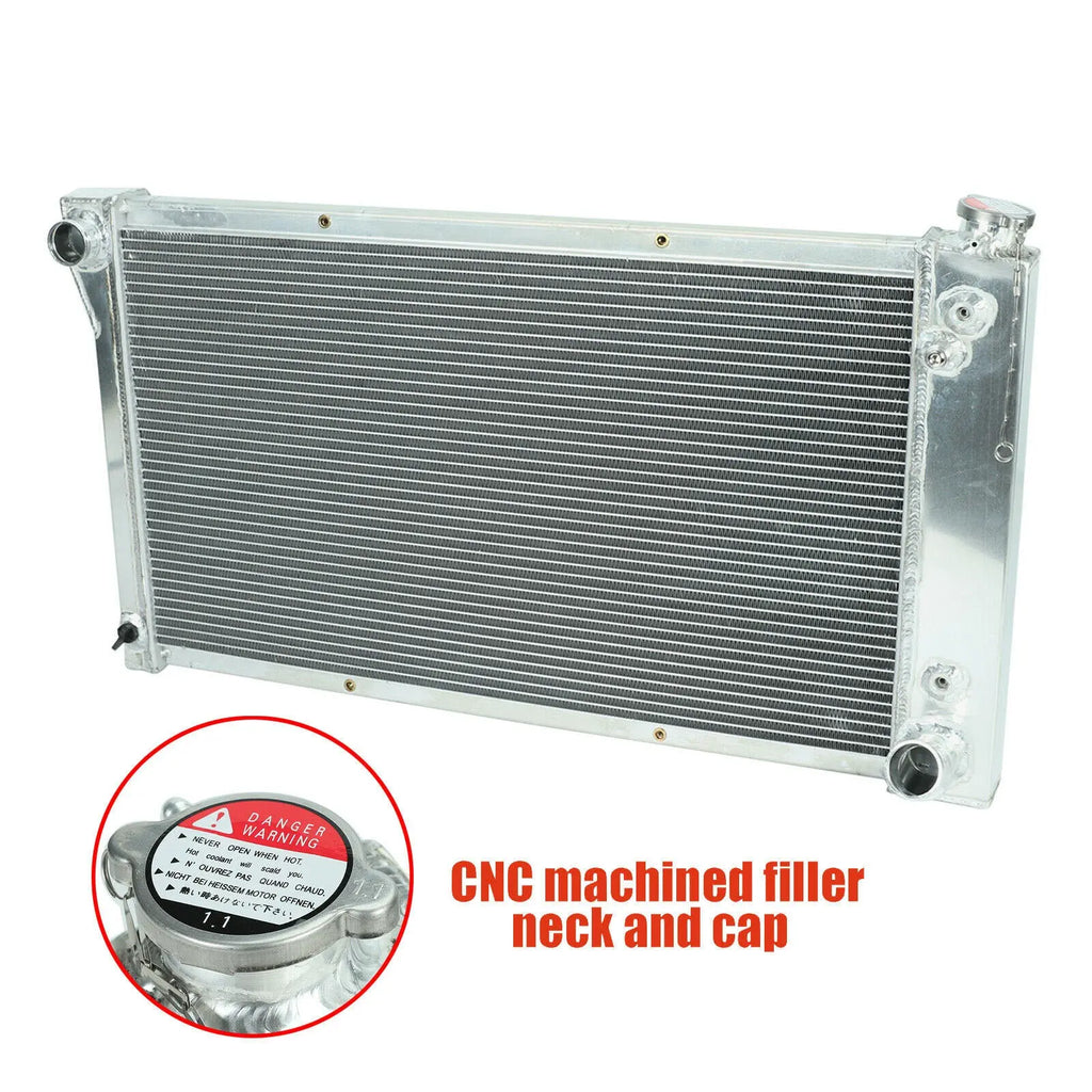 3 Row Aluminum Cooling Radiator Fit 1967-1972 Chevy Gmc C10/2030 K10/2 ...