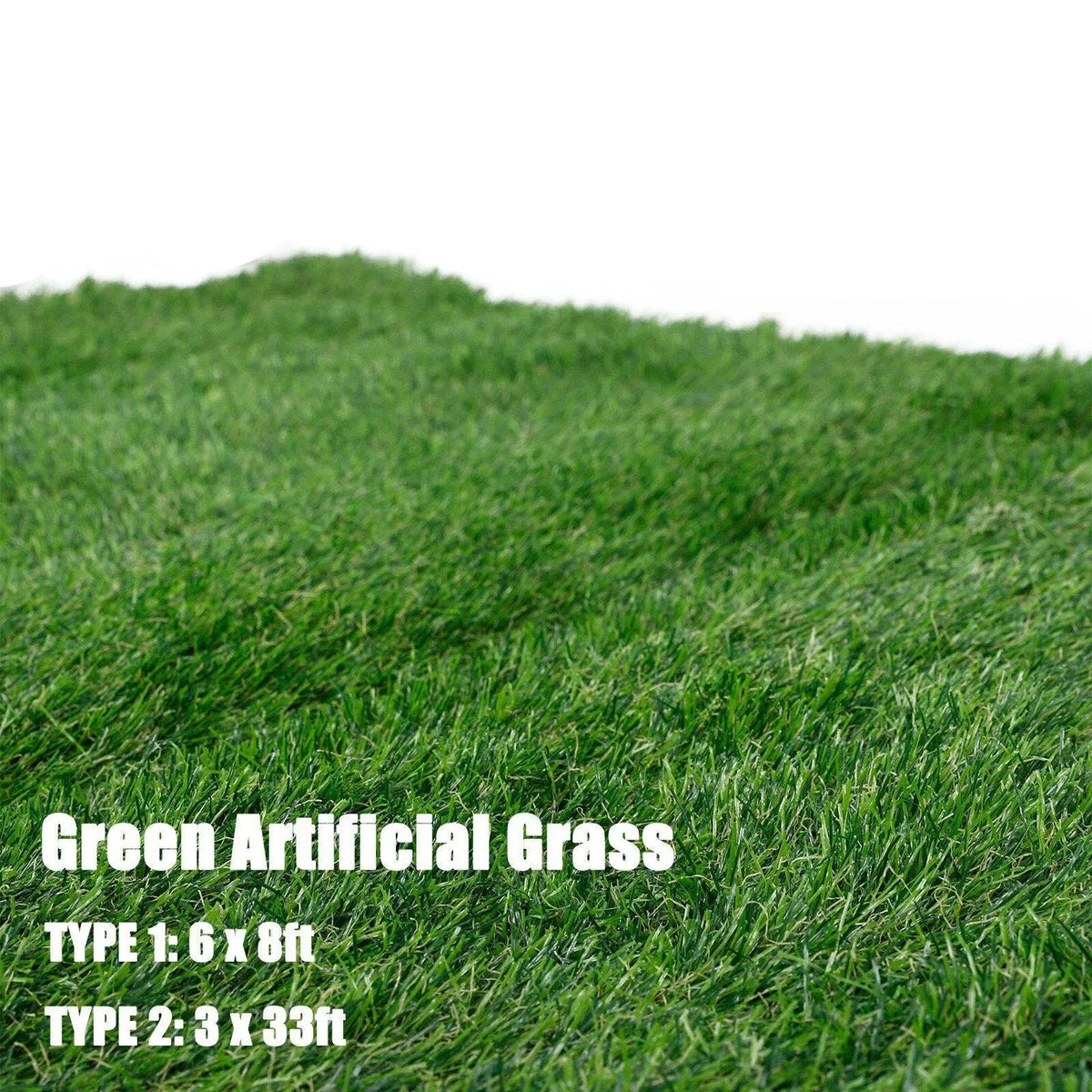 3'X33' / 6'X8' Realistic Indoor/Outdoor Artificial Grass/Turf Landscap ...