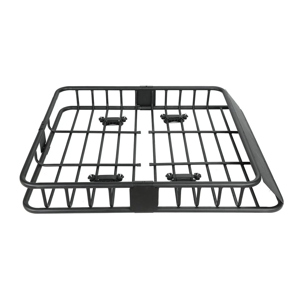 43" Black Steel Roof Top Rack Heavy Duty Top Luggage Cargo Carrier For ...