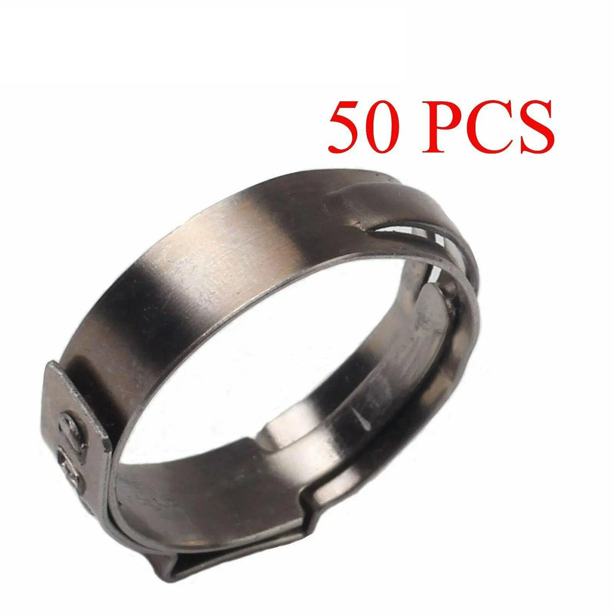 50X 3/4‘’ Pex Clamp Cinch Rings Crimp Pinch Fittings 304 Stainless Ste ...