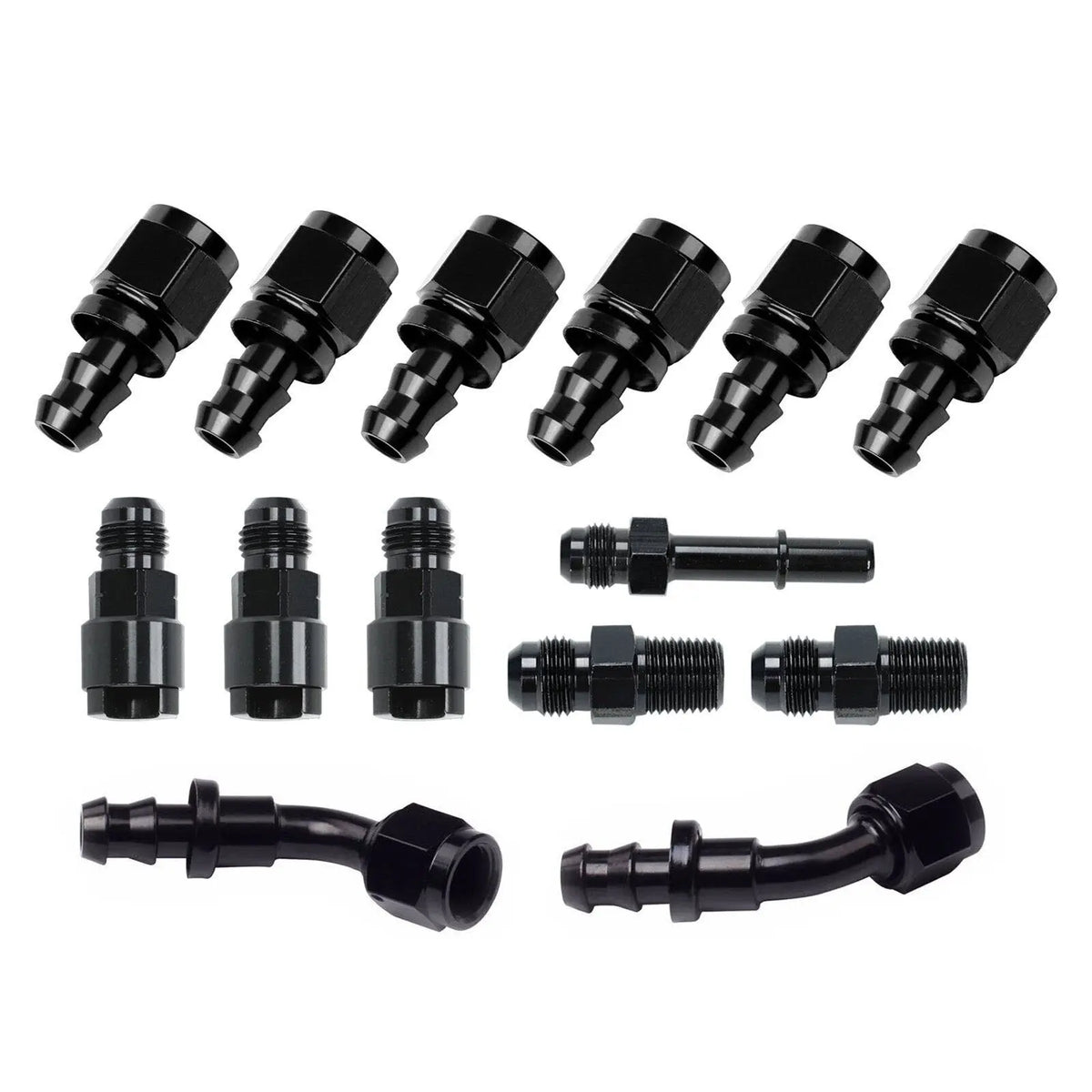 '-6An An6 Complete Ls Conversion Fuel Line Fitting Adapter Kit Efi Fi ...