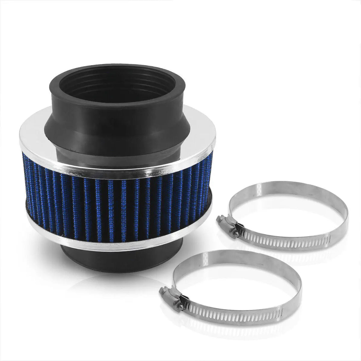 70Mm Turbo/Cold Air Intake Type Bypass Valve Filter Clamp Kit Unit Blue ...