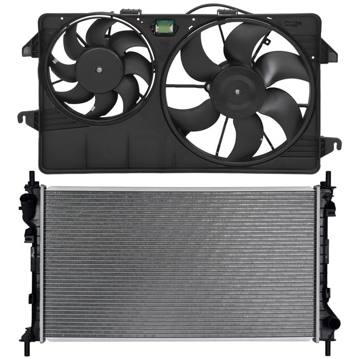 Electric Radiator Cooling Fan Kit 2010 2011 2012 2013 Ford Transit Con ...