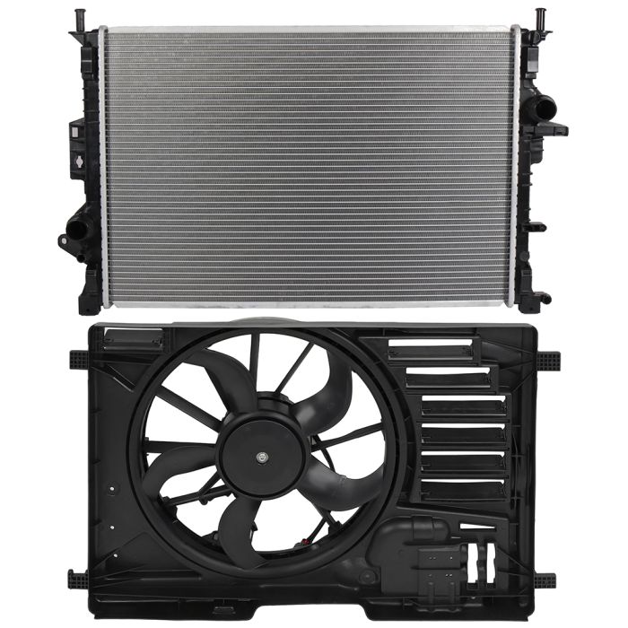 Electric Radiator Cooling Fan Kit 2014 2015 2016 2017 Ford Transit Con ...