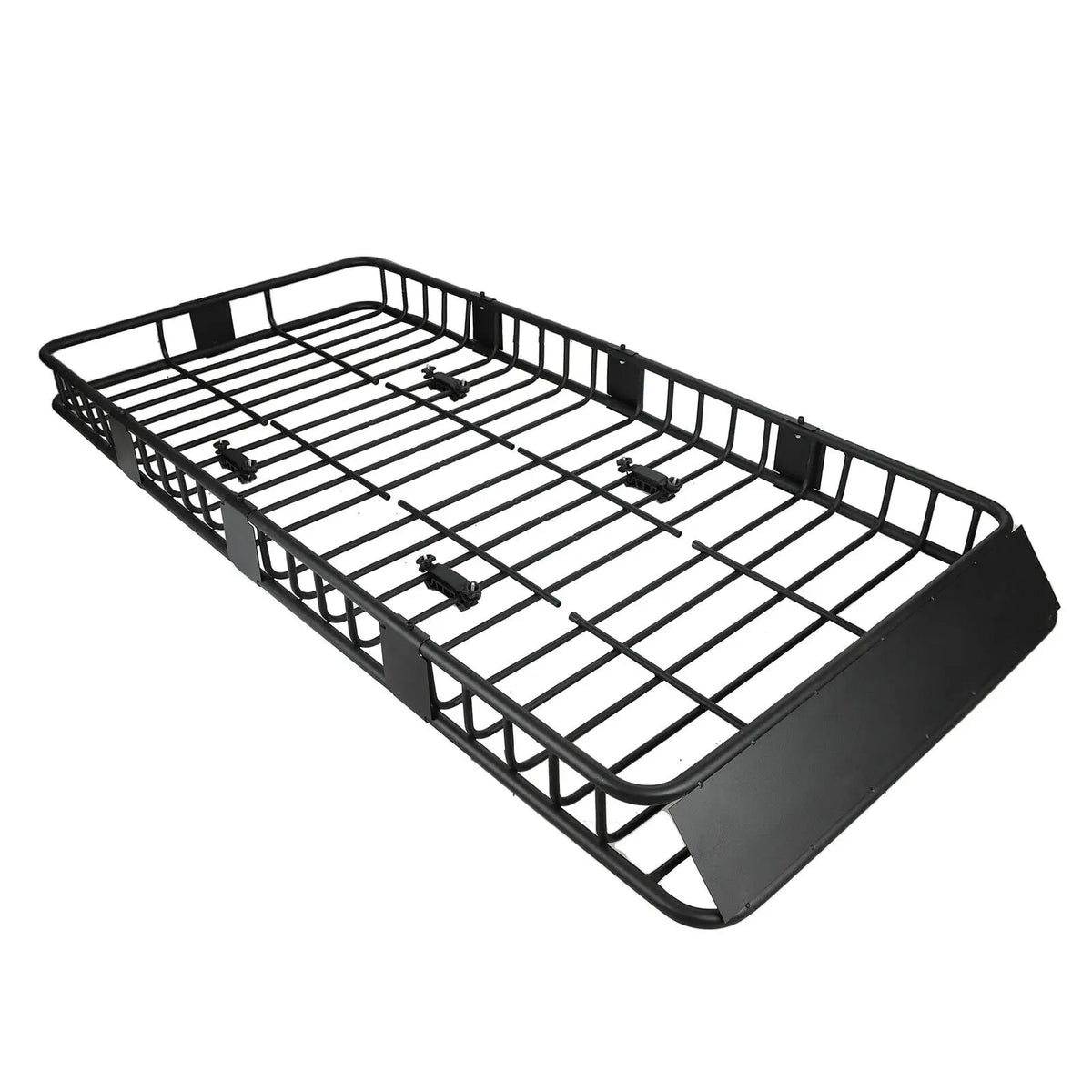 84" Black Steel Heavy Duty Roof Top Rack Top Luggage Cargo Carrier For ...