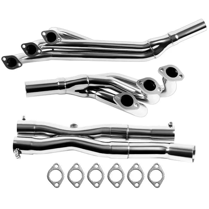 90-91 BMW 325i/325iX/325is 2.5L 3-Series E30 6-2 Stainless Steel Exhau ...