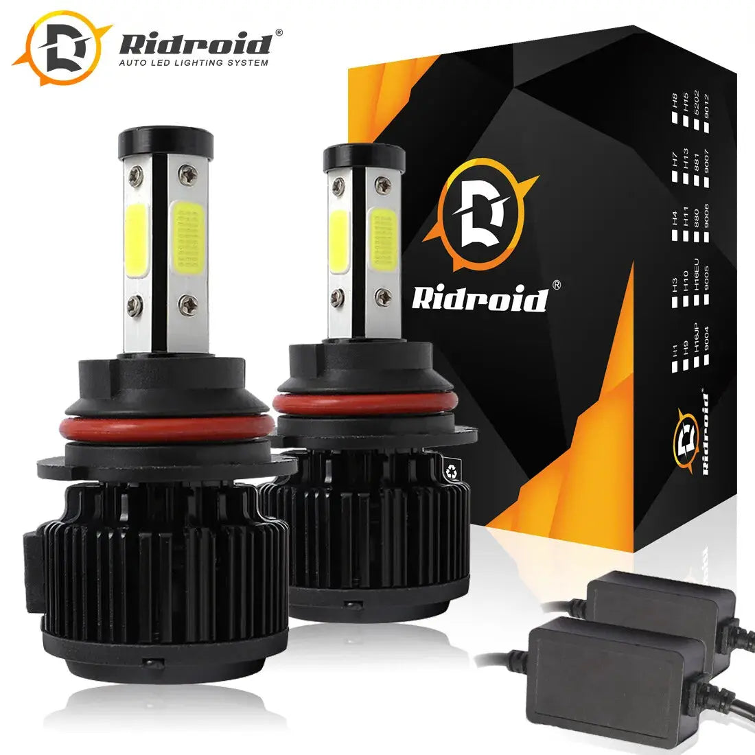 9007 Hb5 4-Side 6000K Hi-Lo Beam Led Headlight Kit For Ford Explorer 2 ...