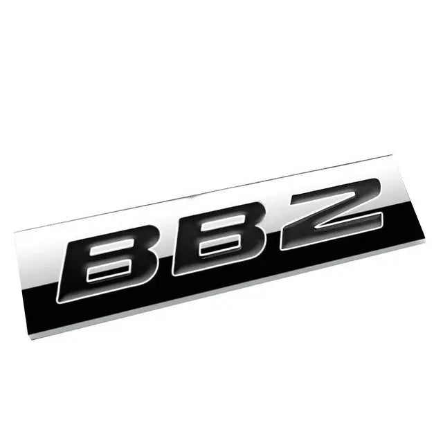 Aluminum Stick On 3D Polished Black Letters Bb2 Decal Emblem Trim Badg ...