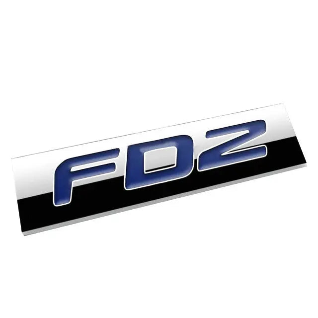 Aluminum Stick On 3D Polished Blue Letters Fd2 Decal Emblem Trim Badge ...